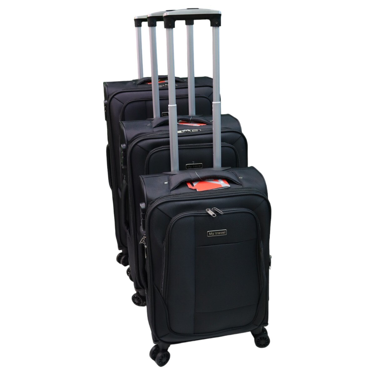 Set De Trolere My Travel B539, 3 dimensiuni 20", 24", 28" negru - eMAG.ro