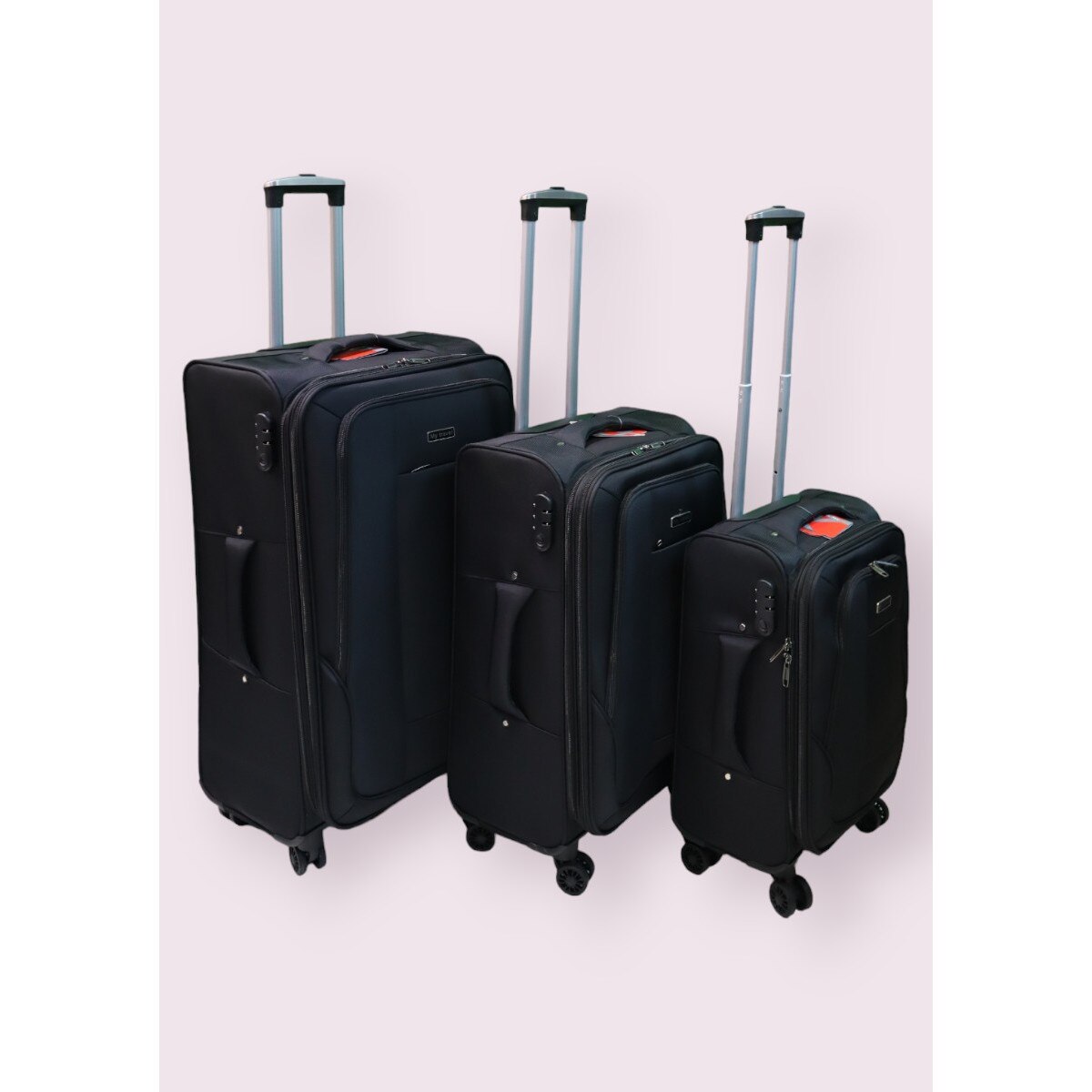 Set De Trolere My Travel B539, 3 dimensiuni 20", 24", 28" negru - eMAG.ro