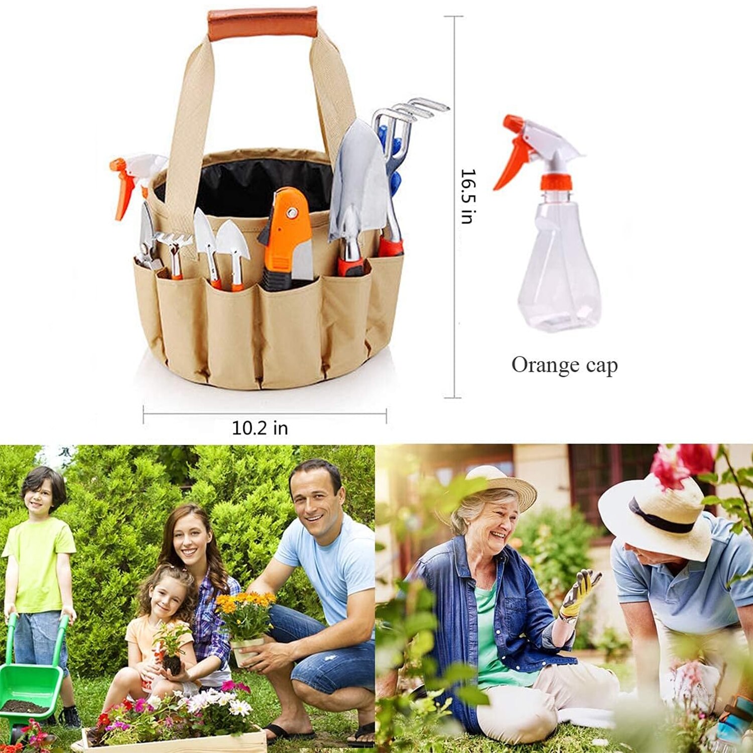 Set 10 scule de gradina, Goxawee, G4415 - eMAG.ro