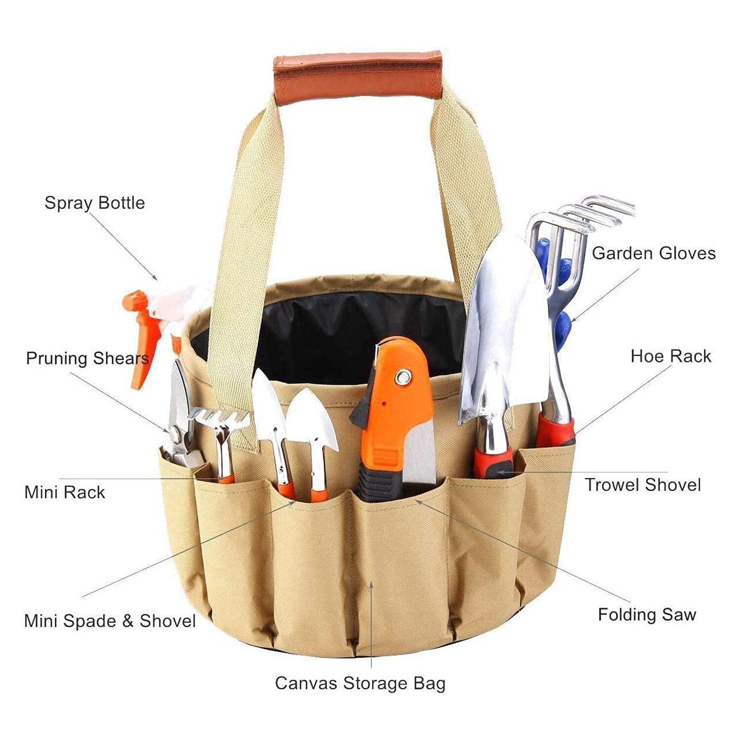 Set 10 scule de gradina, Goxawee, G4415 - eMAG.ro