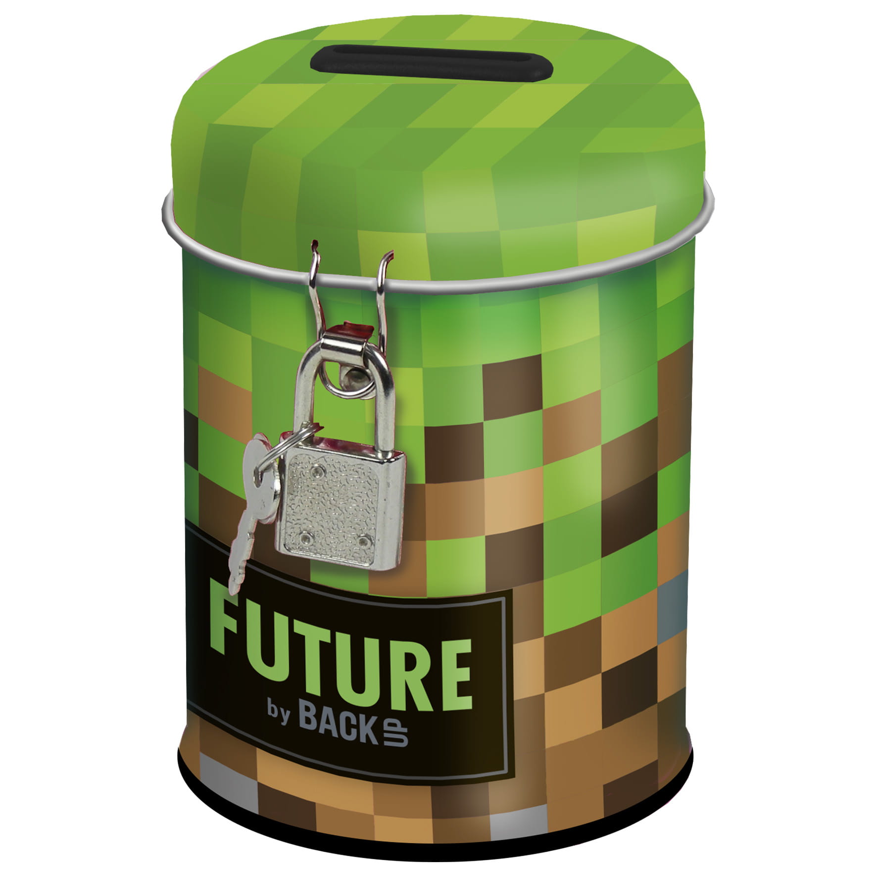 Pusculita cu Minecraft, Kidea, Metal, 11x7.5 cm, Multicolor - eMAG.ro