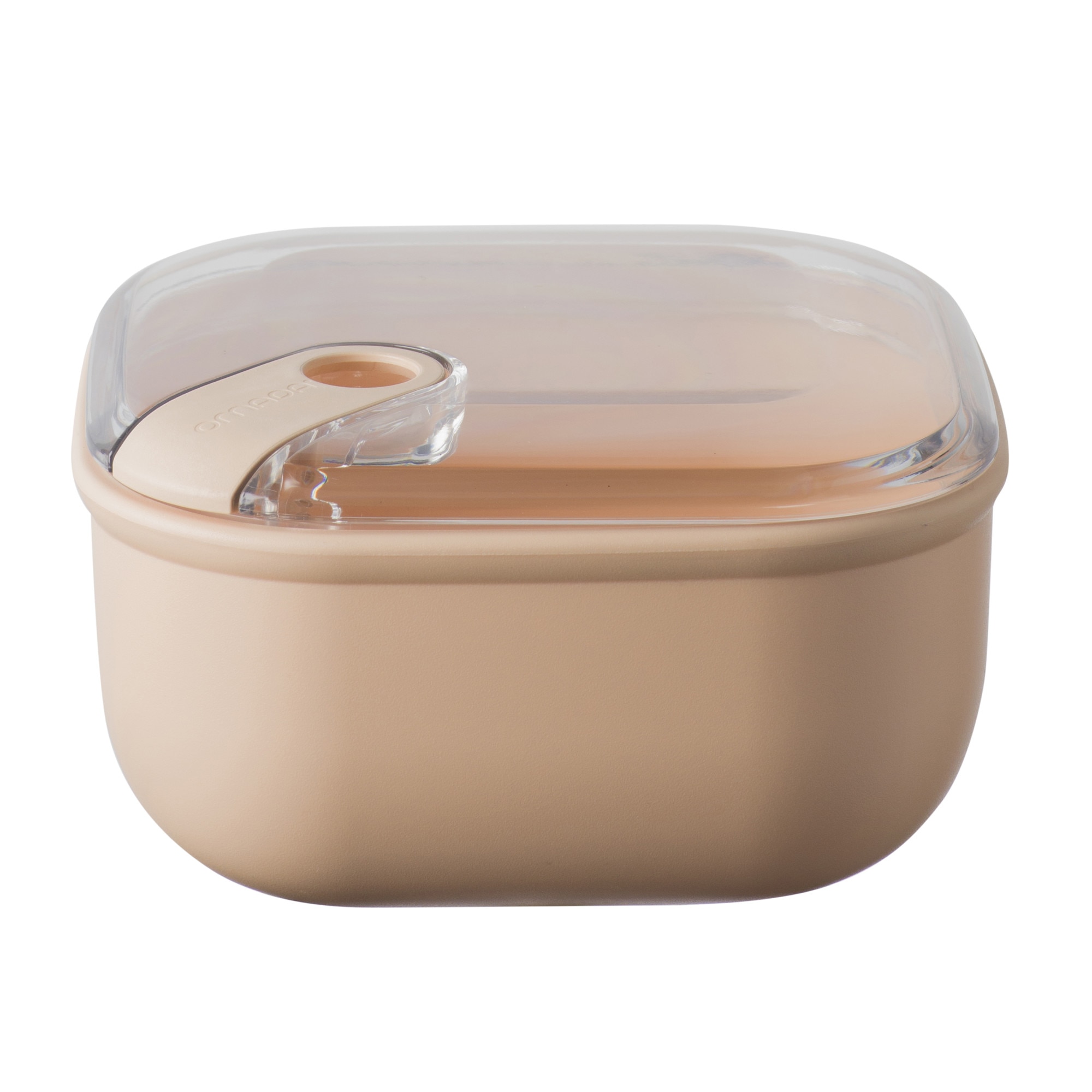 Cutie alimentara patrata mediu Pull Box 16x16x8, 7 m.1 lt powder pink ...