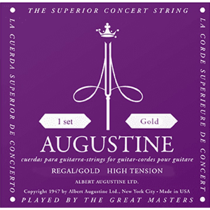 Corzi pentru chitara clasica, Augustine, RGGOLD, Regal Gold, High Tension - eMAG.ro