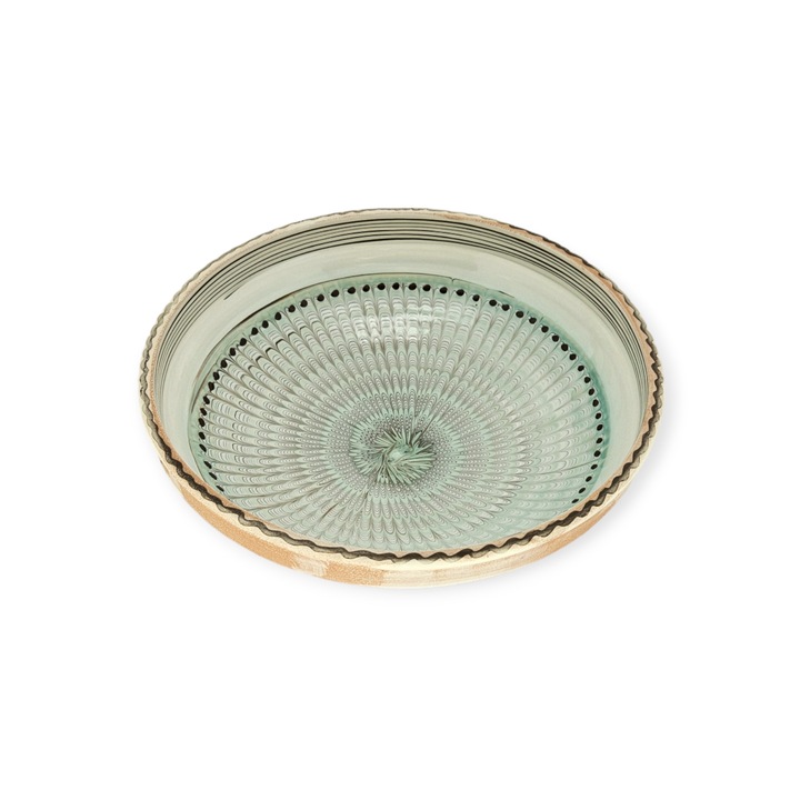 Strachina Traditionala 2427 model Coada de Paun culoare Verde - eMAG.ro