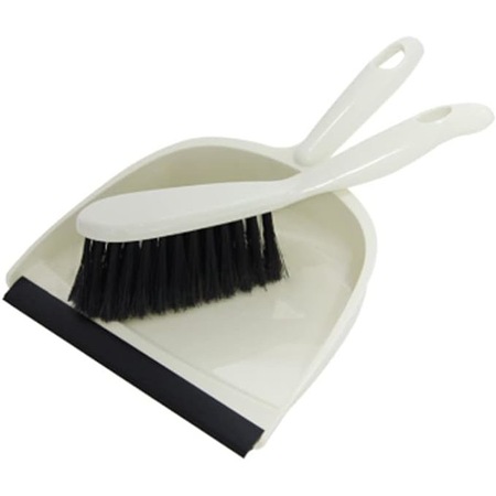 Set Matura + Faras, JENUOS®, Plastic, pentru praf si apa, cu Dinti de ...