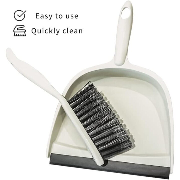 Set Matura + Faras, JENUOS®, Plastic, pentru praf si apa, cu Dinti de ...