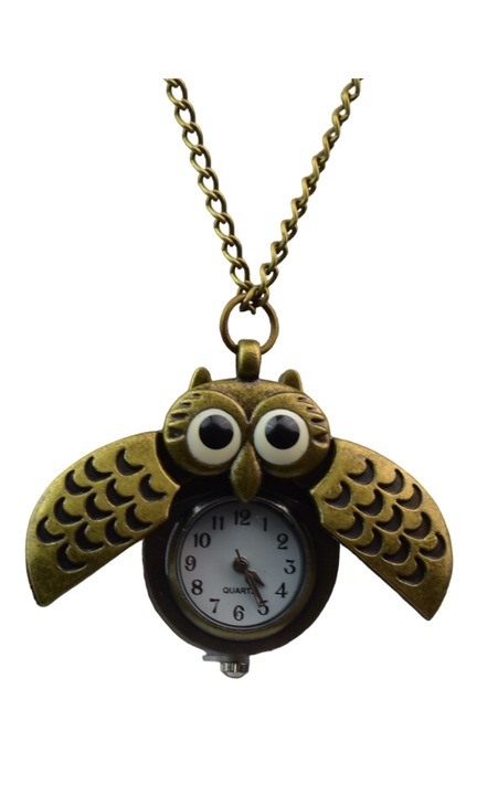 Pandantiv ceas bufnita functional - eMAG.ro