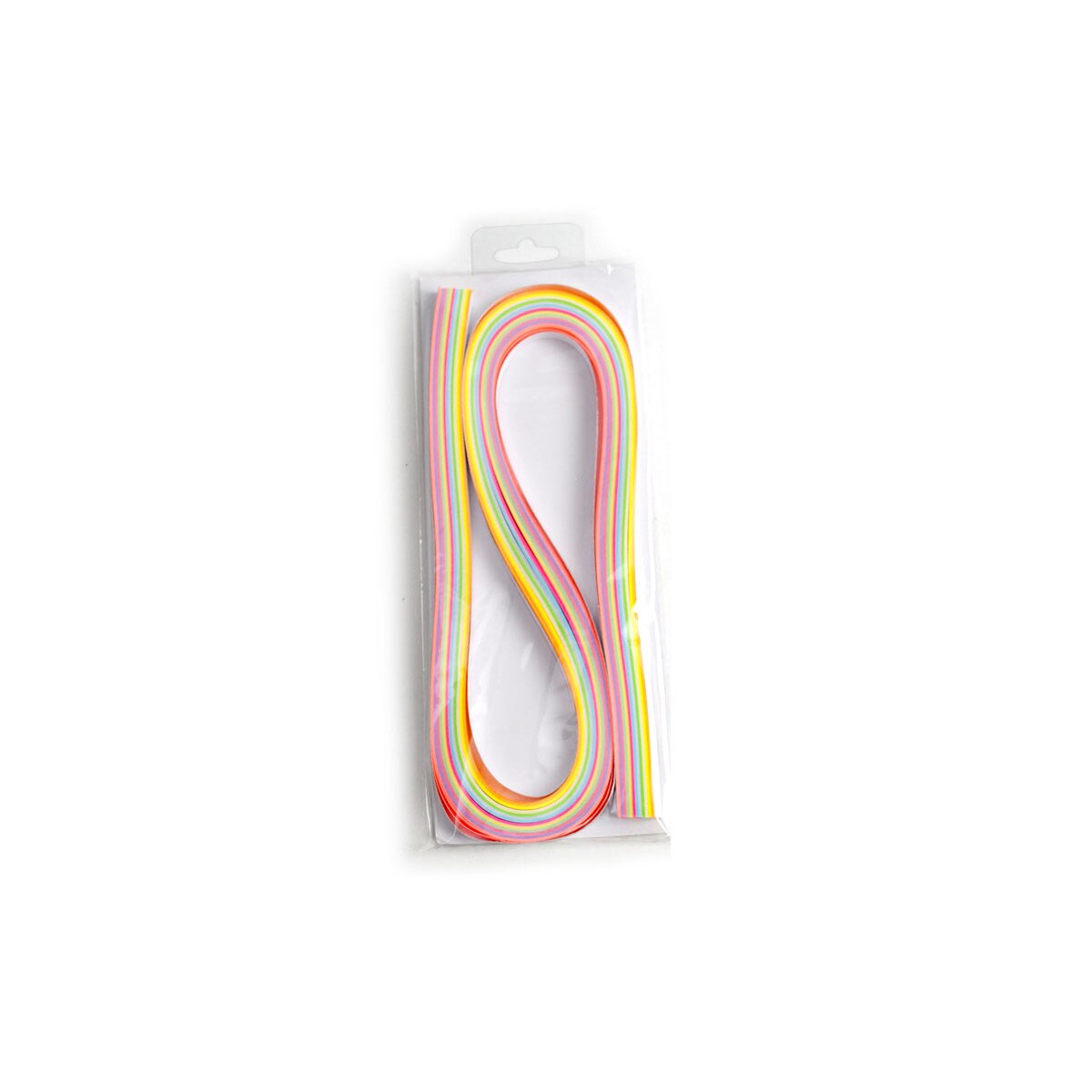 Hartie quilling - 7 mm x 75 cm, 144 fasii/set, 12 culori - eMAG.ro