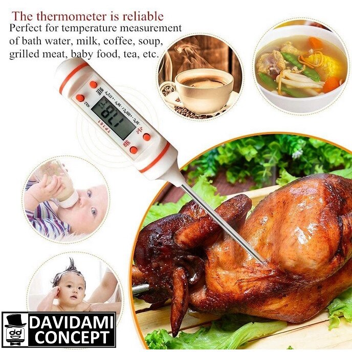 Termometru Alimentar cu Afisaj Digital, DAVIDAMI CONCEPT®, pentru ...