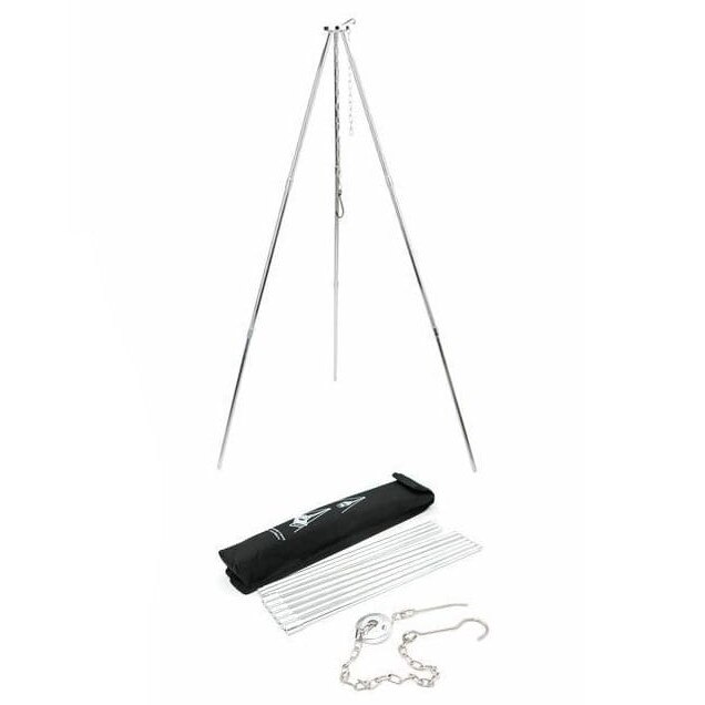 Trepied pentru ceaun R70, Pliabil, 78 cm, Aluminiu, Argintiu - eMAG.ro