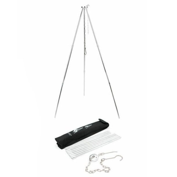 Trepied pentru ceaun R70, Pliabil, 78 cm, Aluminiu, Argintiu - eMAG.ro