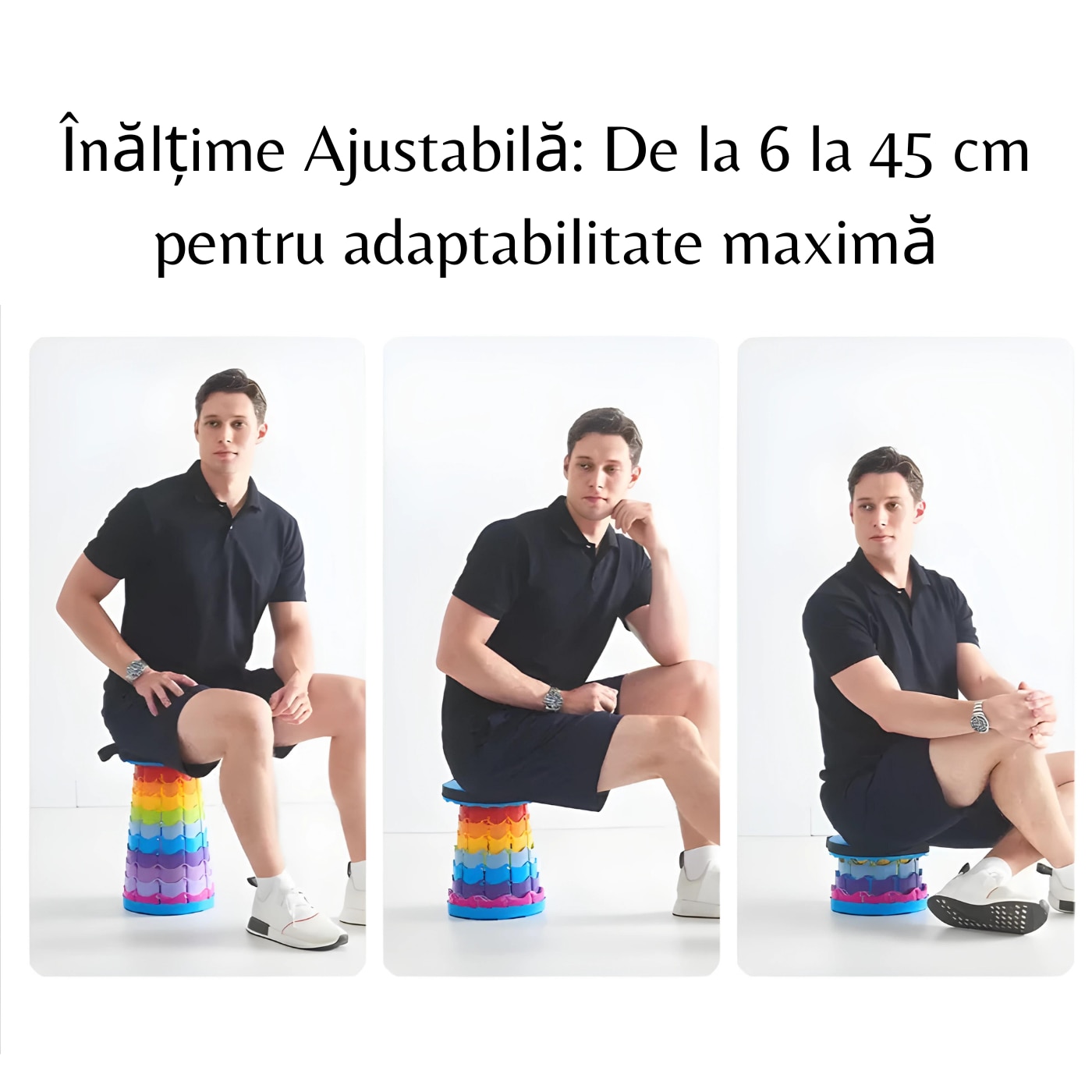 Scaun Pliabil Portabil Ajustabil - pentru Pescuit, Camping si Plaja ...