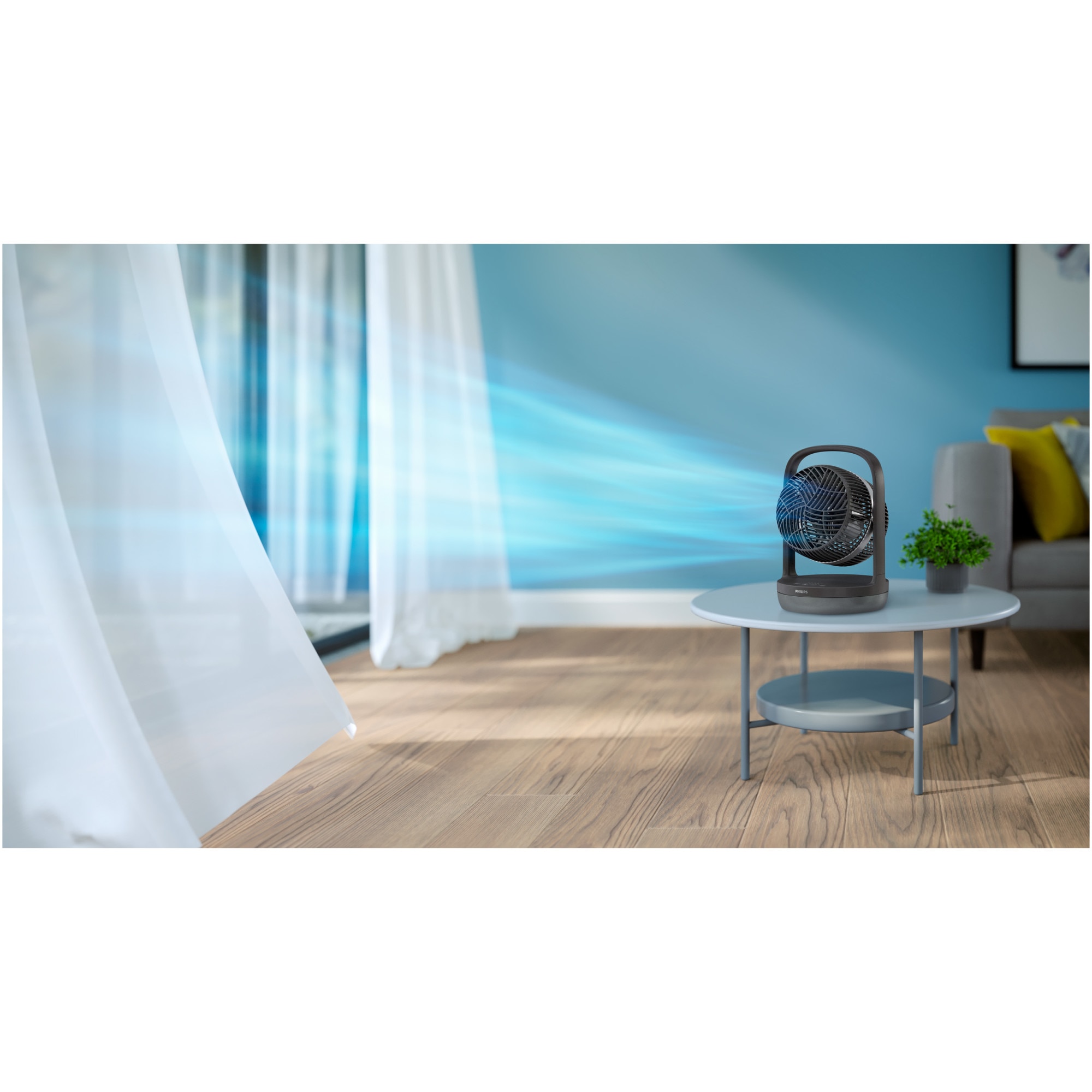 Ventilator de masa Philips CX3050/01, 28W, 3 setari de viteza, Mod ...