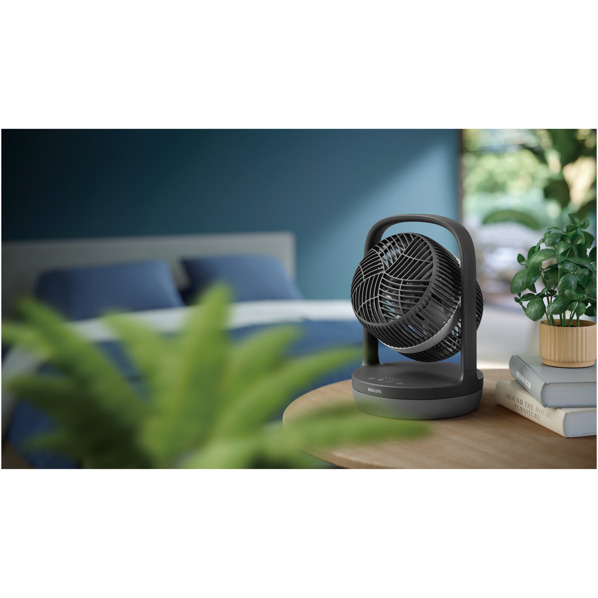 Ventilator de masa Philips CX3050/01, 28W, 3 setari de viteza, Mod ...