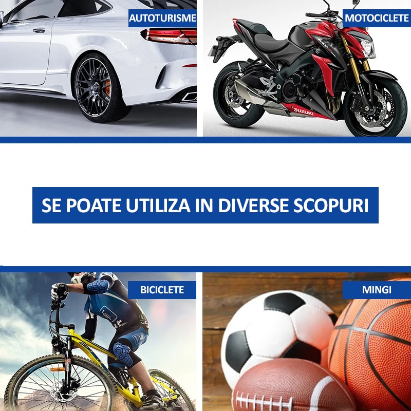 Compresor auto portabil, NEXTLY, pompa electrica pentru umflat roti, cu ...