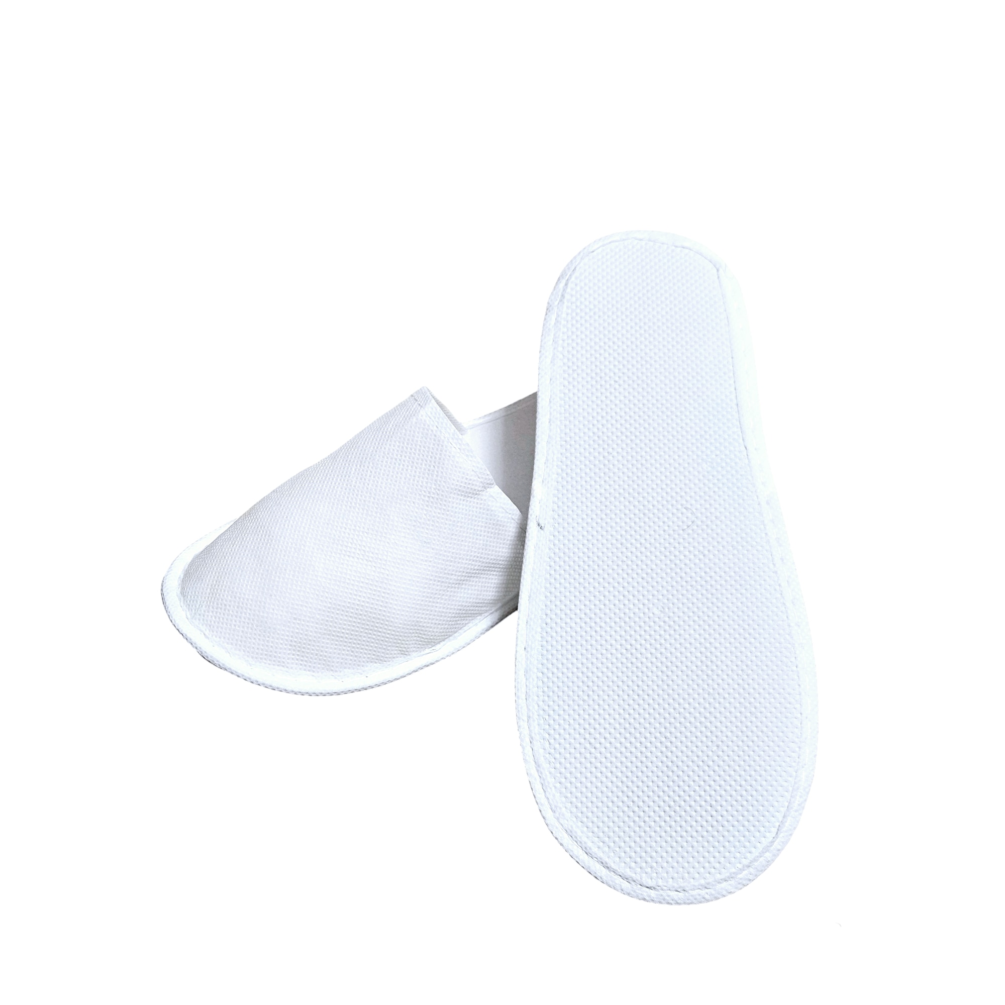 Papuci hotelieri de unica folosinta, inchisi, talpa Eva 3mm, albi ...