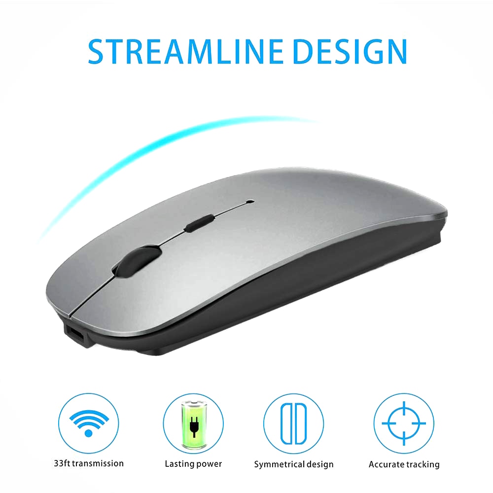 Mouse Wireless Ultra Slim, 11,2 x 5,7 x 2cm, Acumulator Intern ...