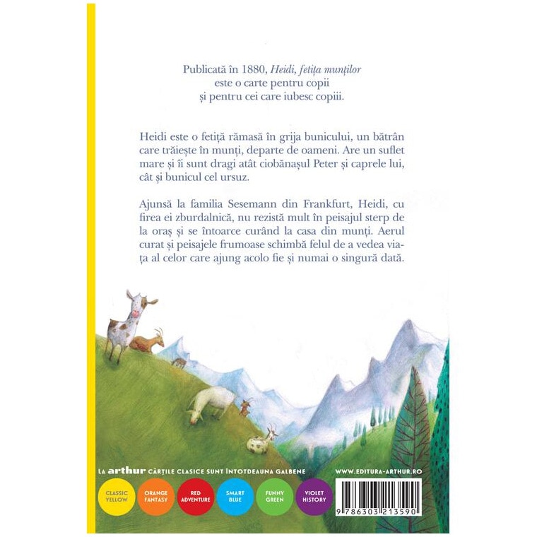 Heidi, fetita muntilor, Johanna Spyri - eMAG.ro