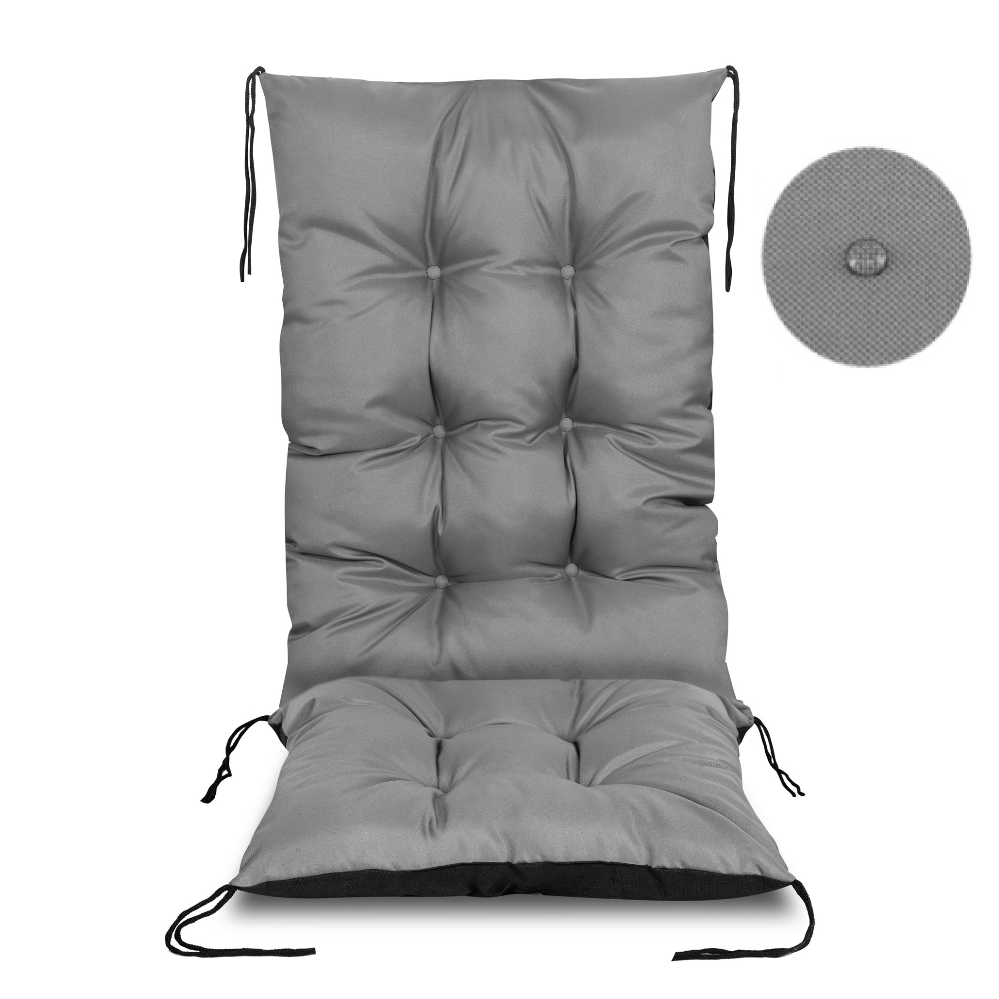 Perna scaun gradina, AIO Factory, Impermeabil, 50x50x80 cm, Gri inchis ...