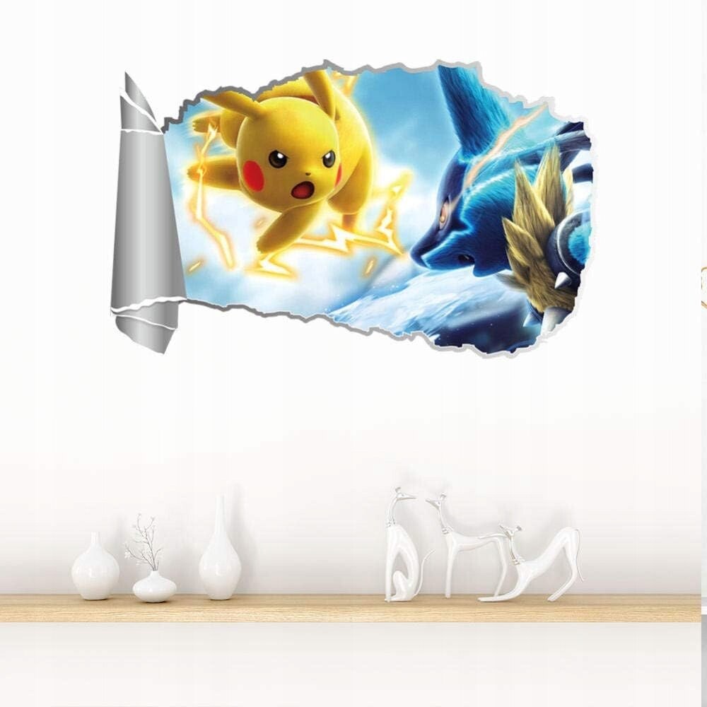 Autocolant Luka, Pokemon 3D, autoadeziv, 50x30cm - eMAG.ro