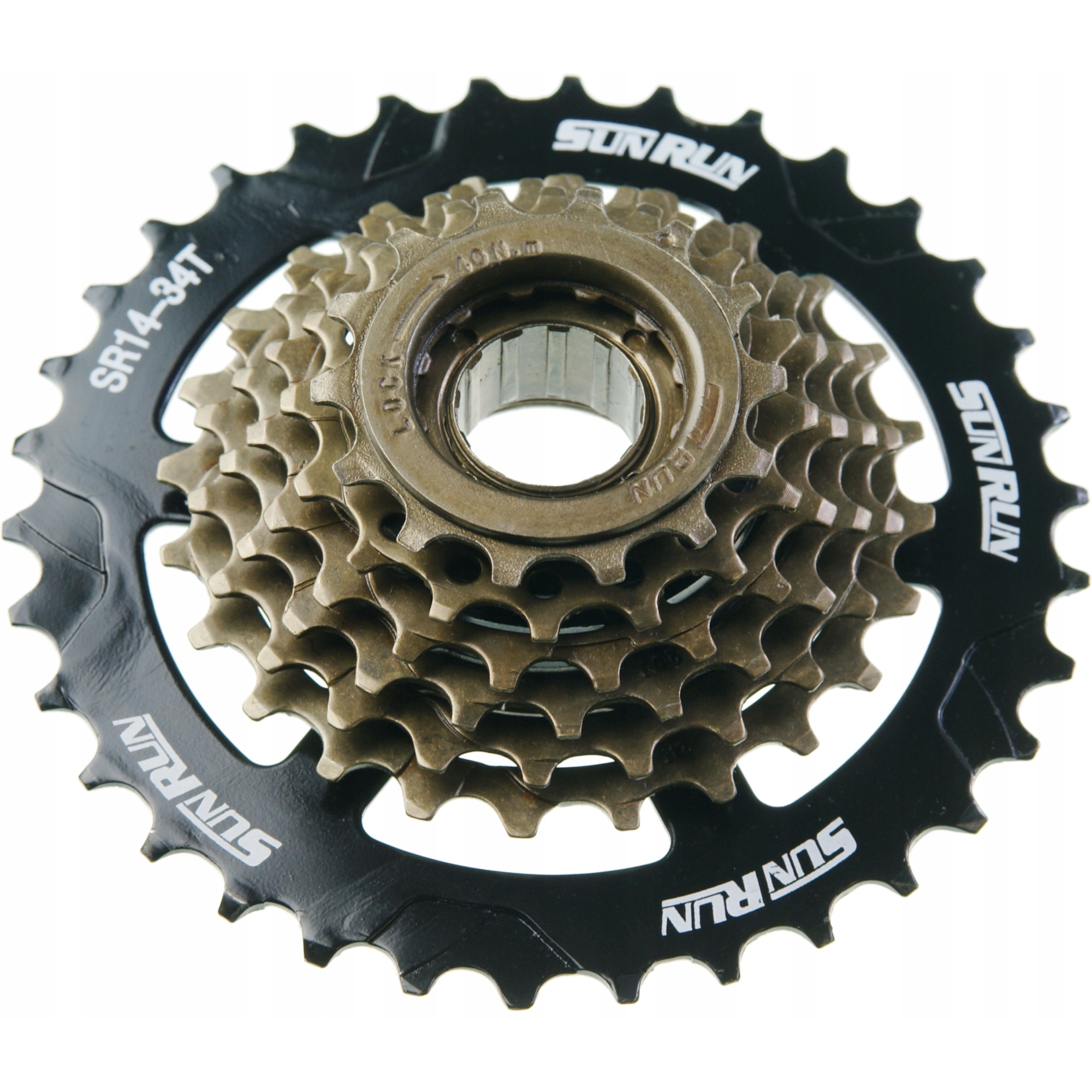 Pinion bicicleta, Sunrace, 7 viteze, Negru/Maro - eMAG.ro