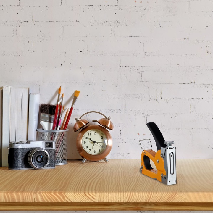 Capsator manual profesional, calitate industriala, cu 500 de capse tip ...