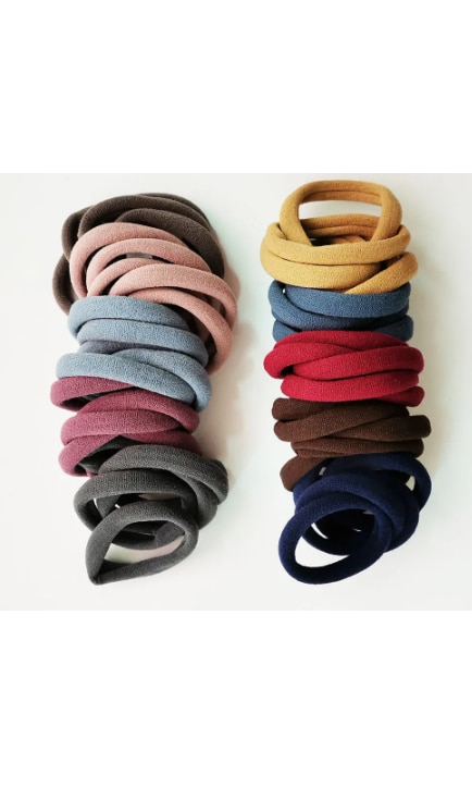 Set 40 Elastice Pentru Par, nu aluneca, nu pierde elasticitatea, nu ...