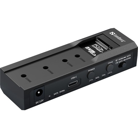 Докинг станция Sandberg SNB-136-49, USB 3.2 Cloner and Dock, M2 + NVMe + SATA - eMAG.bg
