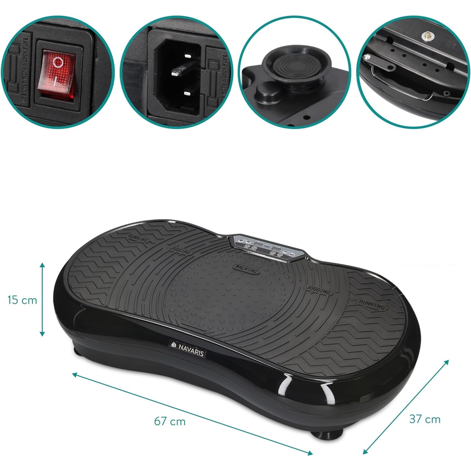 Placa de vibratii Navaris pentru antrenamente pentru intregul corp ...