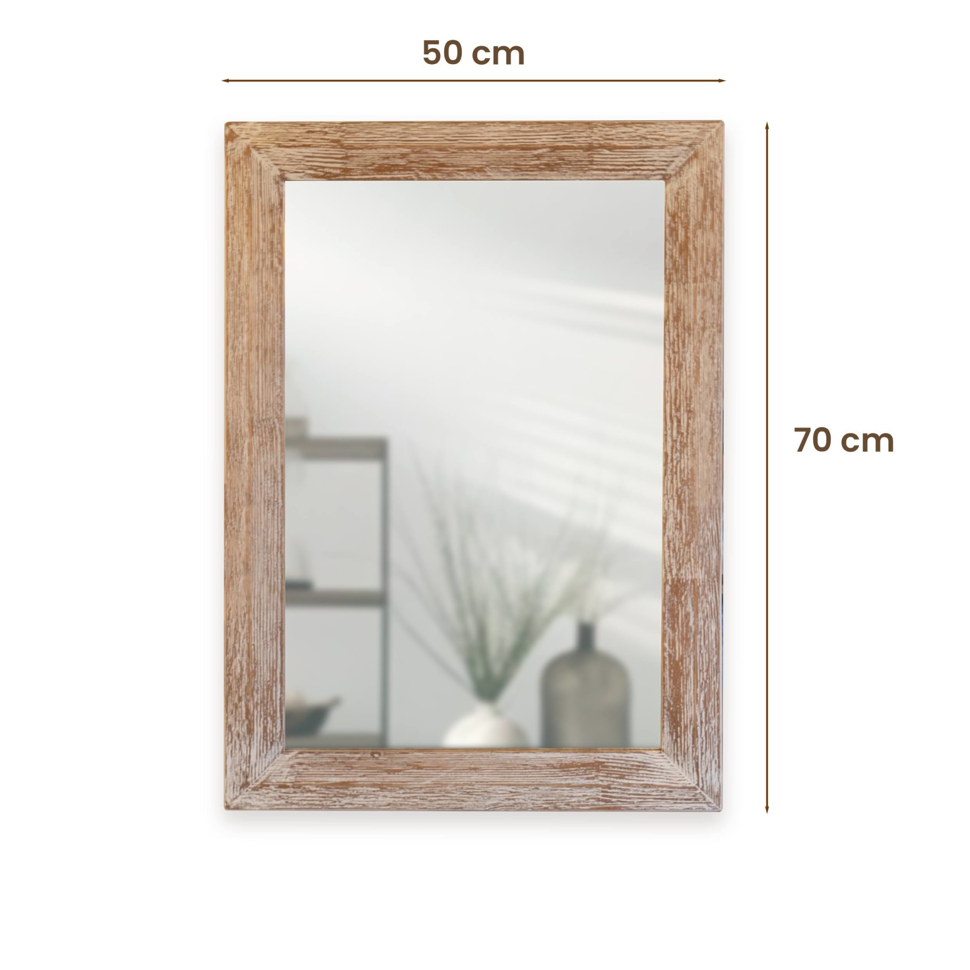 Set mobilier de baie din lemn masiv cu riflaj frontal, format din 2 ...