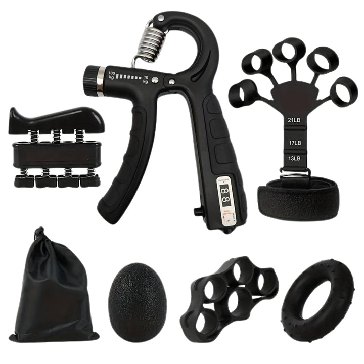 Set 6 Flexoare pentru Antrenament Antebrat, Palma, Degete, Exercitii ...