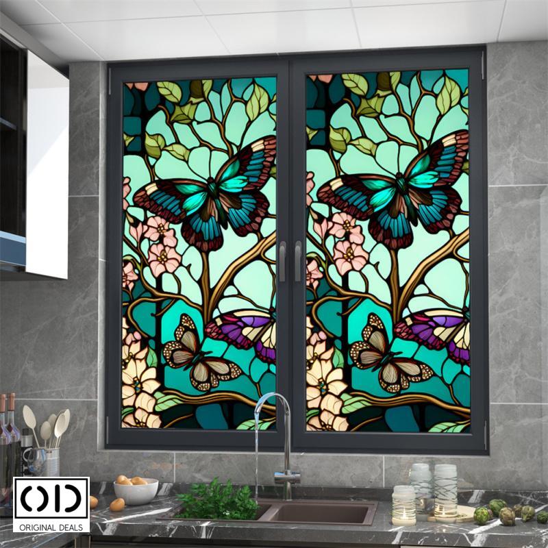 Folie Decorativa cu Protectie Solara si Intimitate pentru Geamuri si ...