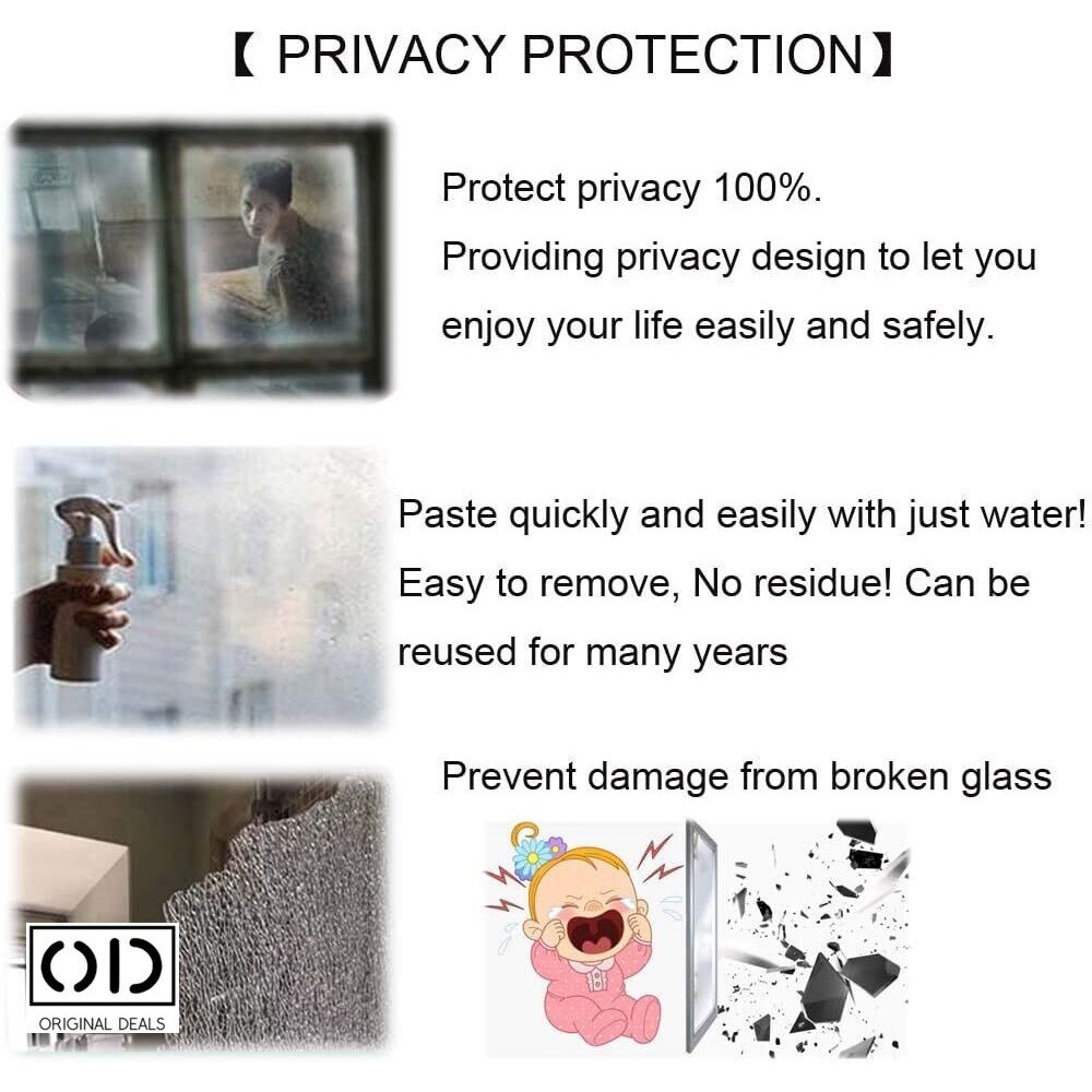 Folie Decorativa cu Protectie Solara si Intimitate pentru Geamuri si ...