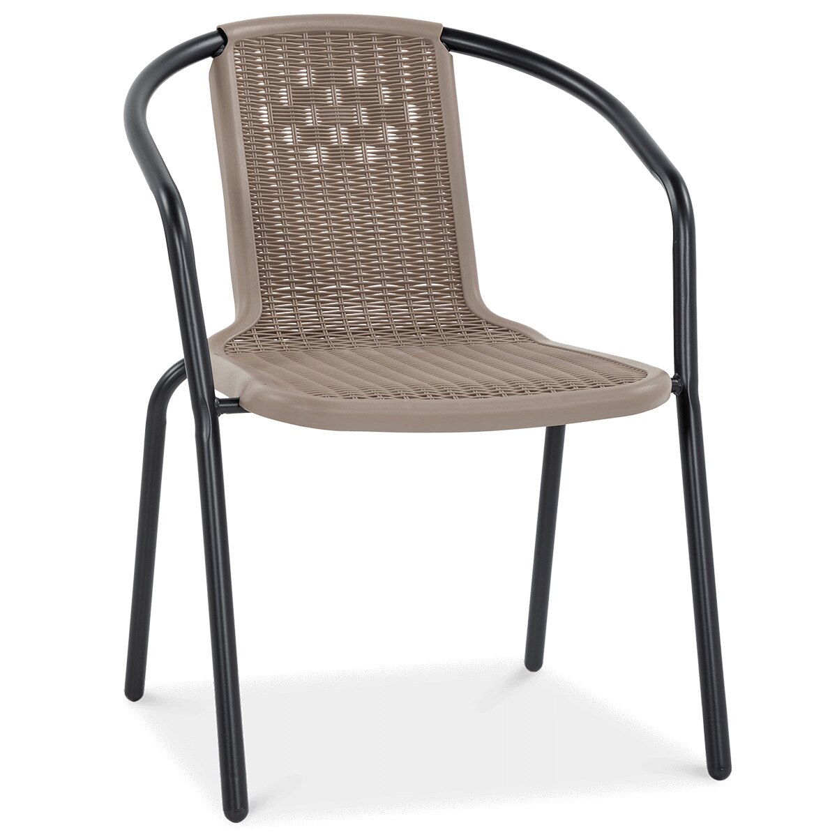 Set De Mobilier De Gradina, Simple, 6 Scaune, 1 Masa, Cappucino, Metal ...