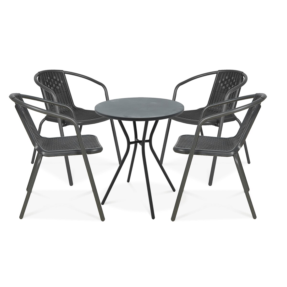 Set De Mobilier De Gradina, Focus Garden, Simple, 4 Scaune, 1 Masa ...