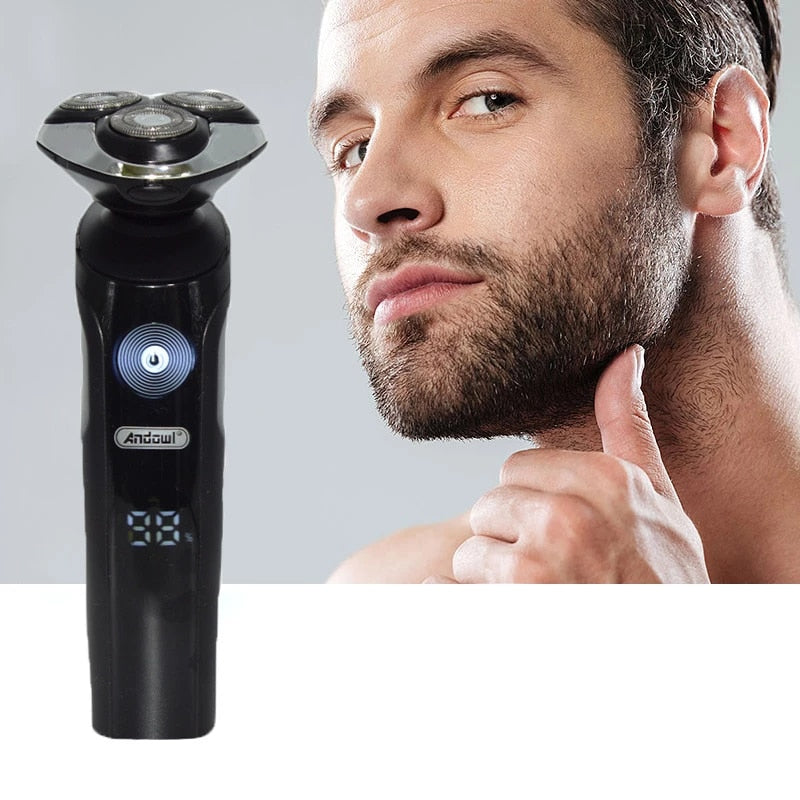 Aparat electric de ras si barbierit umed si uscat, fara fir, cu ...