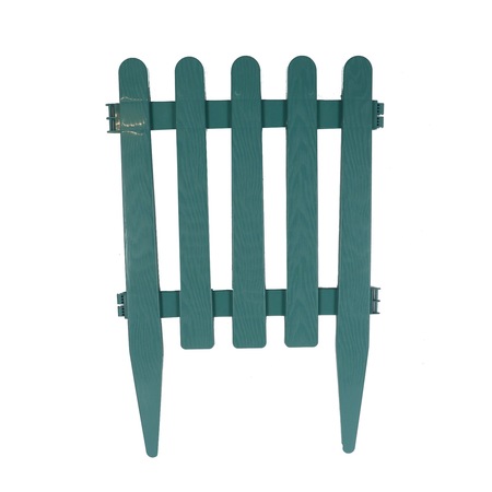 Gardulet decorativ, pentru gradina, plastic, verde, asamblat 160 x 59 ...