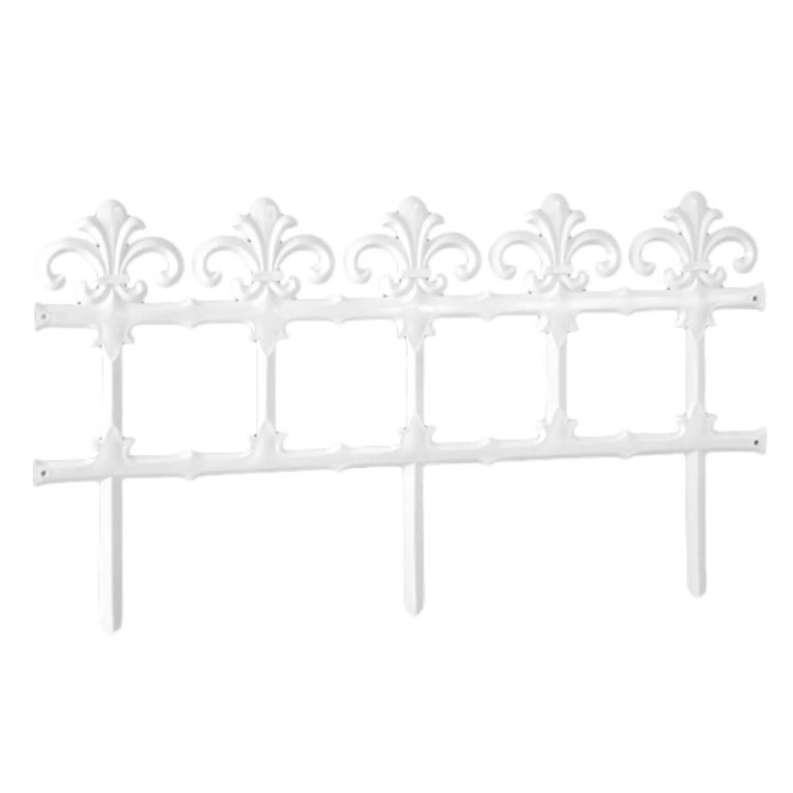 Gardulet Garden Art, pentru gradina, plastic, alb, 370 x 34 cm, set 6 ...