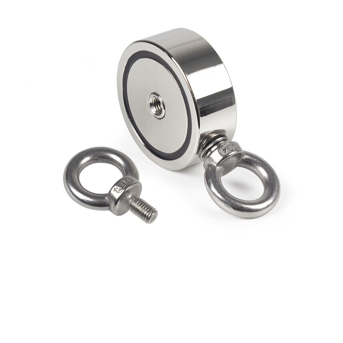 Magnet cu neodim, 100 kg cu carabina, 20 m, Argintiu/Rosu - eMAG.ro