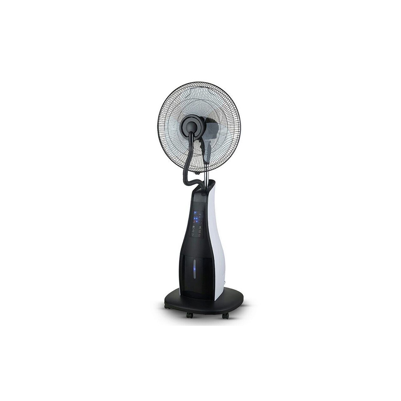 Ventilator turn cu pulverizare, 3 viteze, 80 W, Timer, Rezervor apa 3.2 ...