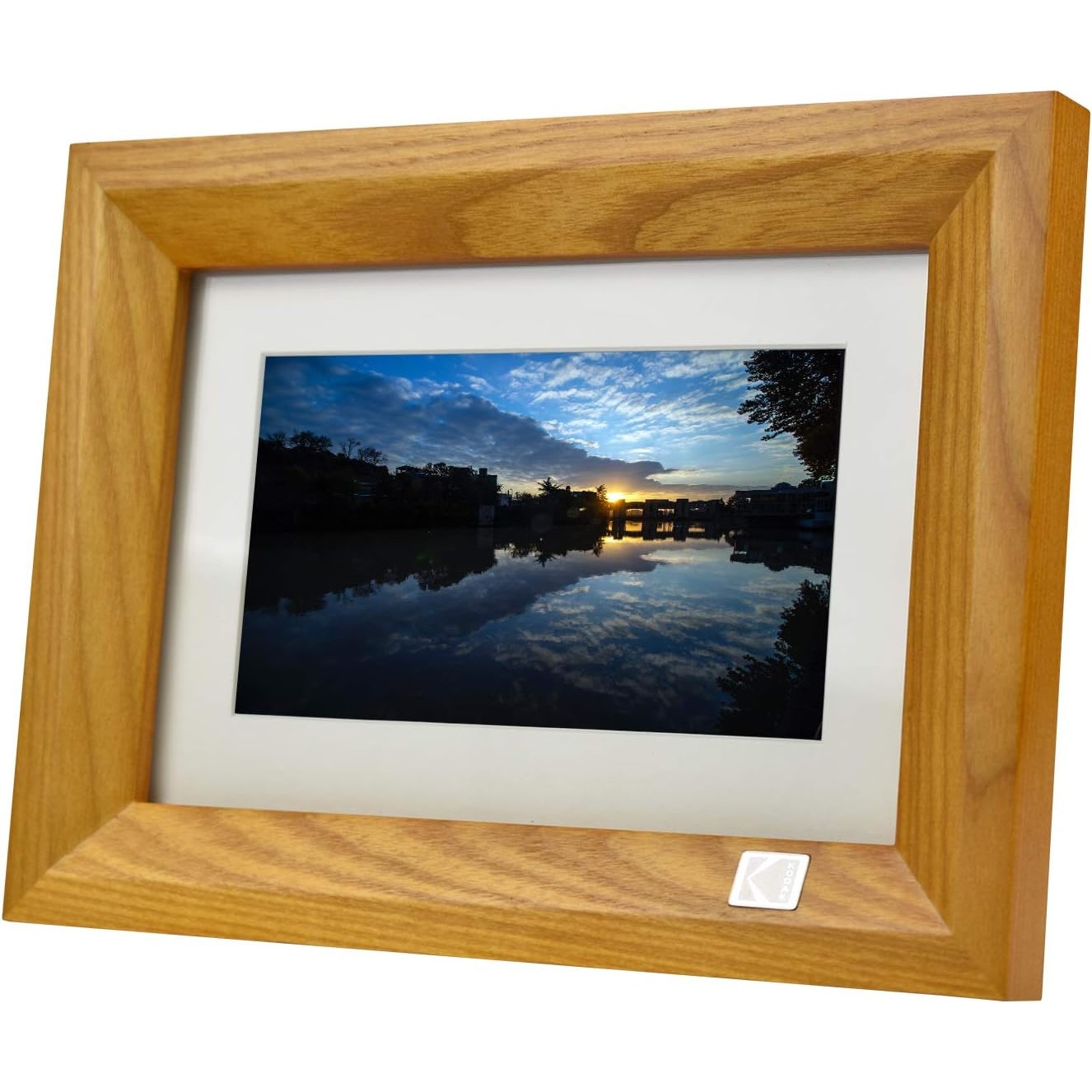 Rama foto digitala Kodak RDPF-700W, 7 inch, functie de ceas si calendar ...