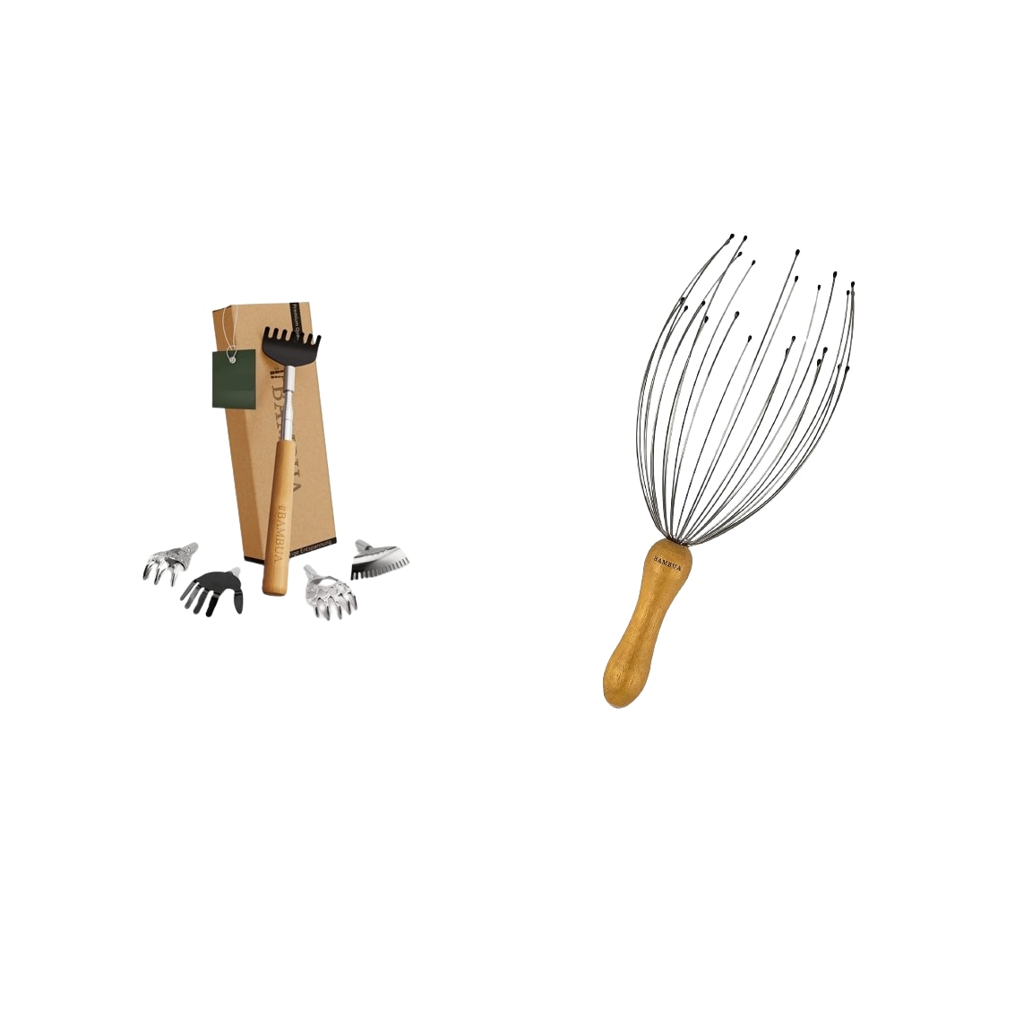 Set 7 piese scarpinator pentru spate si aparat pentru masajul capului ...