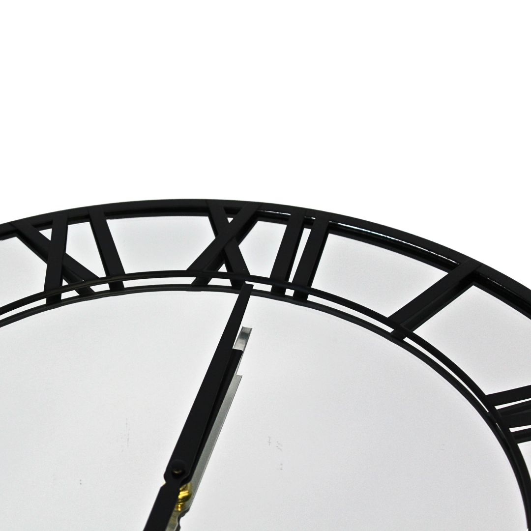 Ceas metalic de perete cu oglinda - eMAG.ro