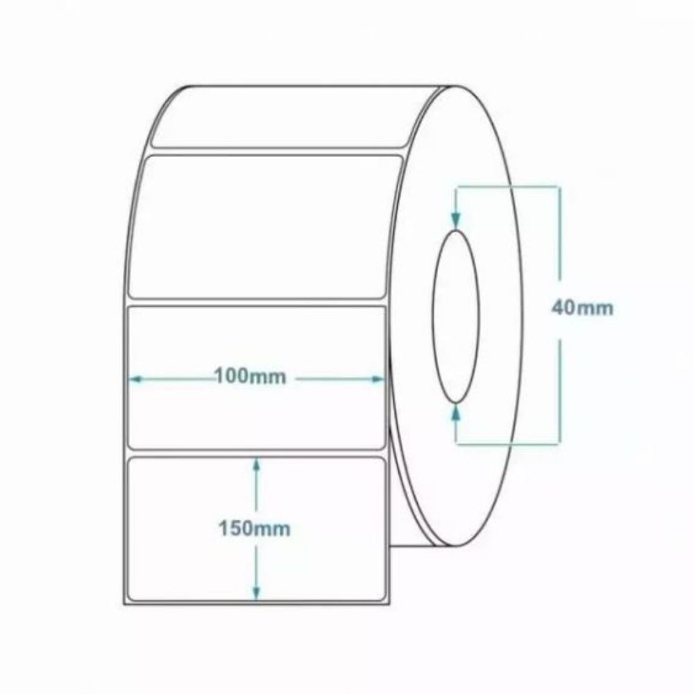 Etichete Neimprimante in Rola, Autocolant Termo Eco, Dimensiune 100x150 ...