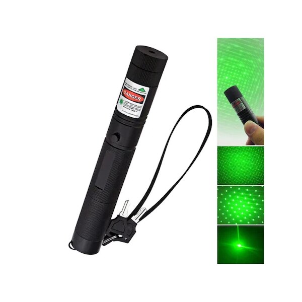 Laser Pointer Verde Virtual Trend® cu Acumulator Puternic Li-ion 6800 ...