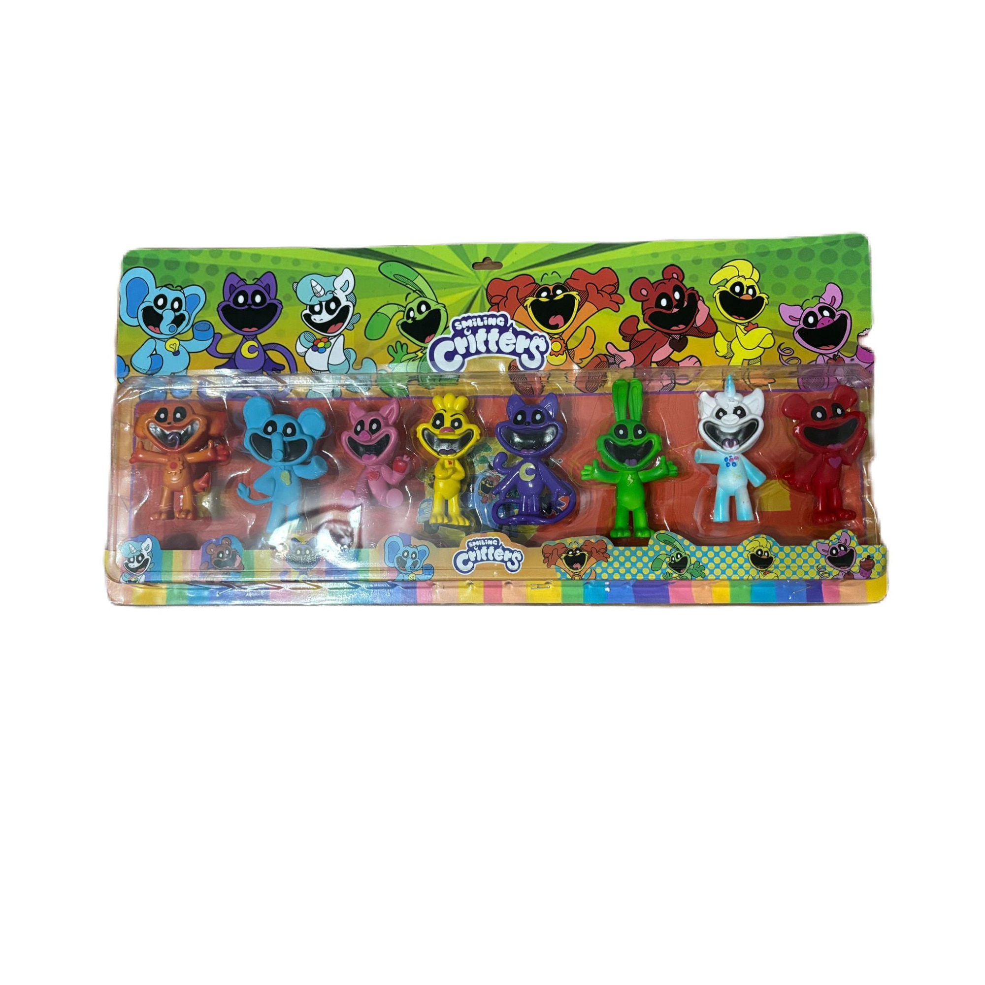 Set 8 figurine Smilling Critters cat nap, 10 cm, multicolore, BimBimBo ...