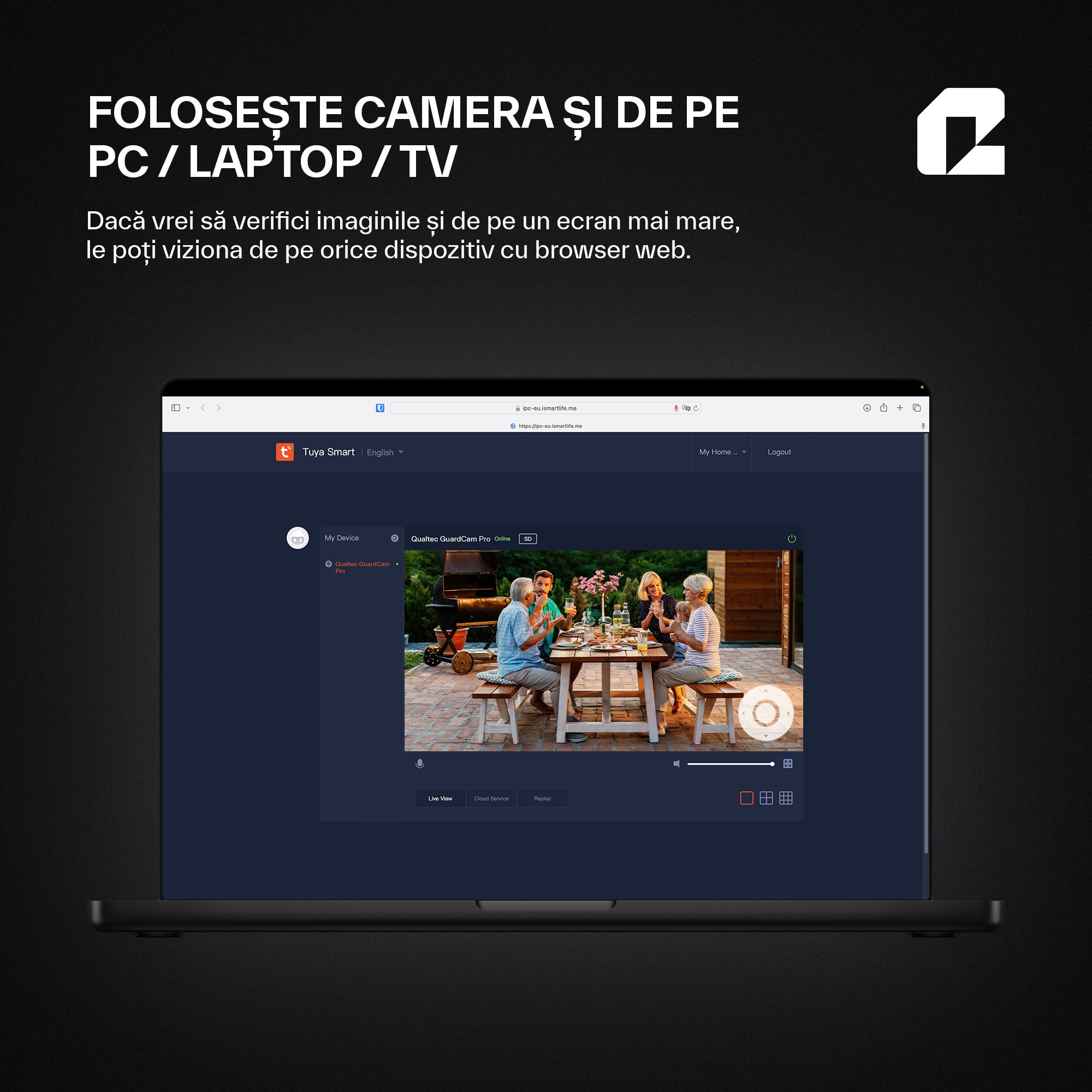 Camera de supraveghere exterior / interior, Qualtec by Koppel®, smart ...
