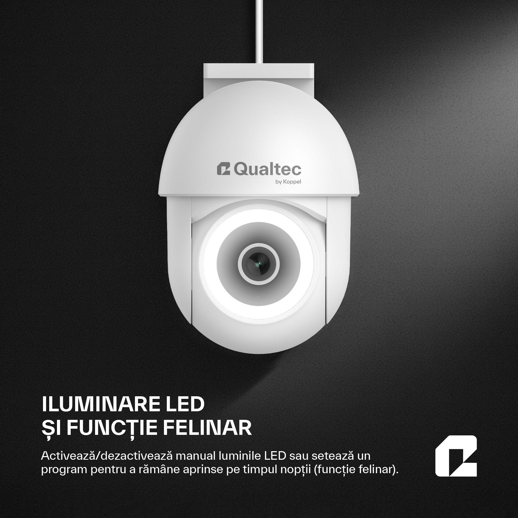 Camera de supraveghere exterior / interior, Qualtec by Koppel®, smart ...