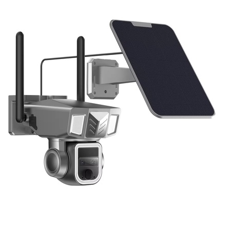 Camera Supraveghere WIFI, TSS-Y7B-W, 4MP Full HD, Doua Lentile, 20X ...