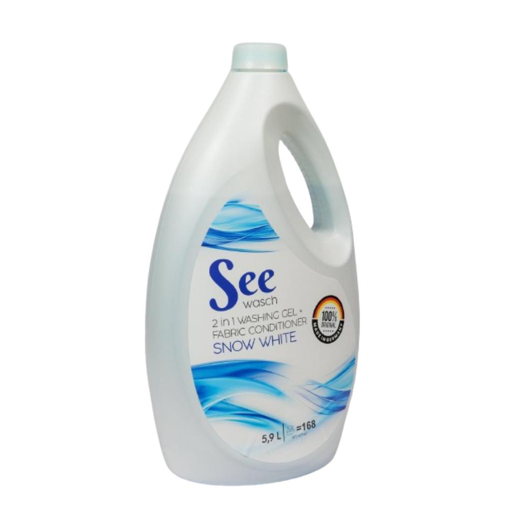 Detergent SeeWasch 2in1 gel curatare si balsam Snow White, pentru rufe ...